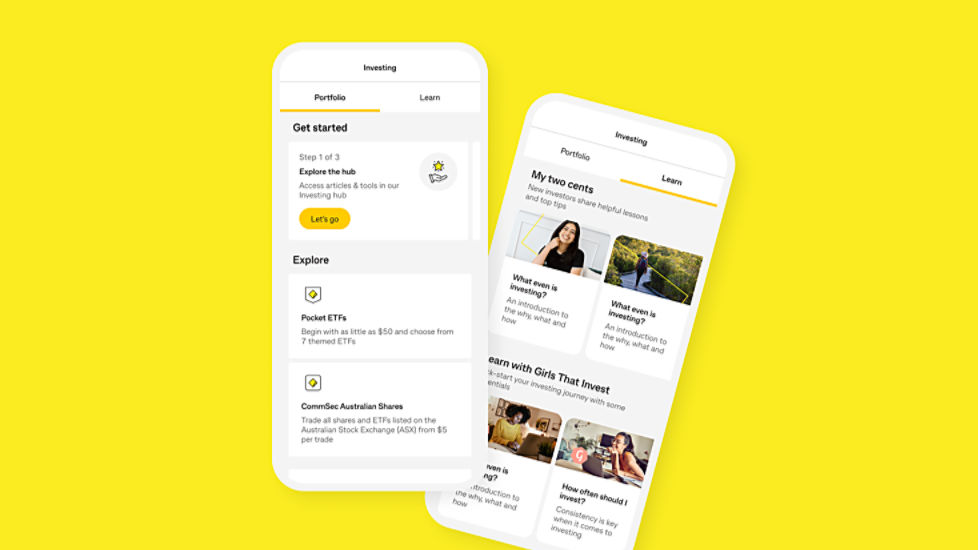 Invest in Shares, Managed Funds and Pocket ETF Investments – CommBank App